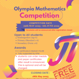 2-6-2025 until 6-6-2025 | Online Exam | OMC 2025 | Olympia Mathematics ...